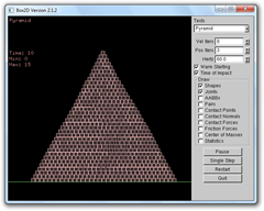 Benchmarking Box2D Based Physics Engines